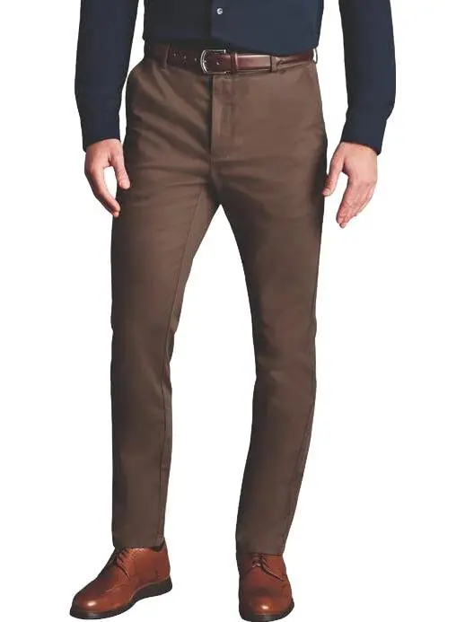 CHARLES TYRWHITT Slim Fit Ultimate Non-iron Chino - Mocha