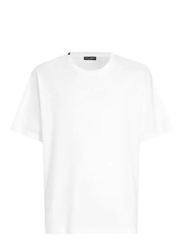 Dolce & Gabbana Logo Tag T-shirt - White