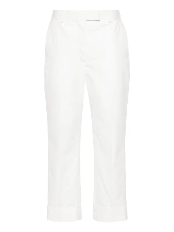 Thom Browne High-waisted Tailored Trousers - White