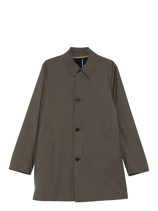 Paul Smith Detachable-panel Coat - Grey