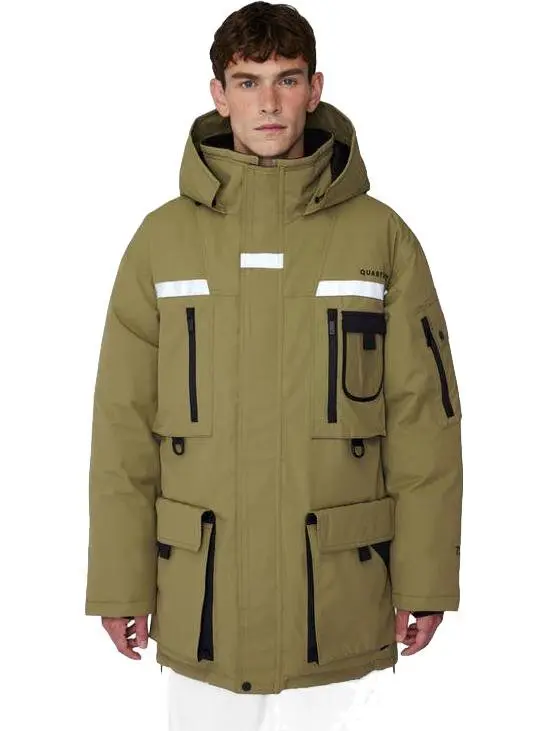 QUARTZ CO. Vostok 3.0 Expedition Down Hooded Jacket - Khaki