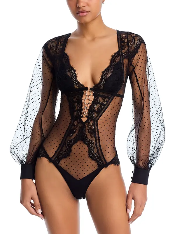 THISTLE AND SPIRE Constellation Bodysuit - Black