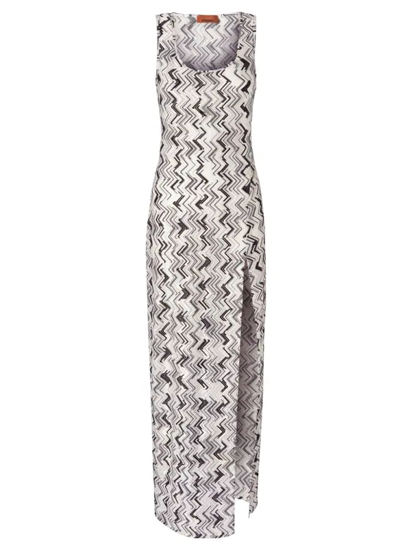 Missoni Printed Maxi Dress - White