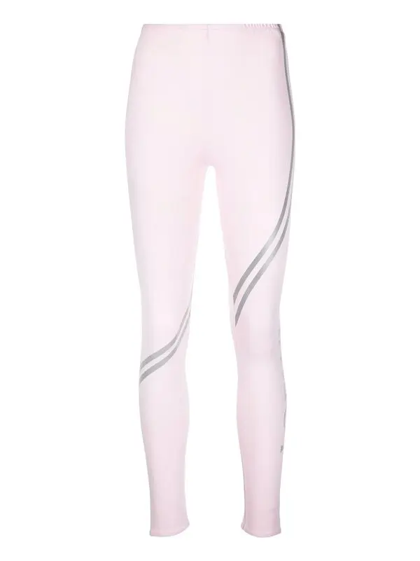 Loewe Logo-print Stretch Leggings - Pink