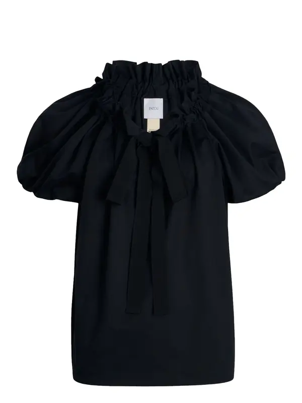 Patou Drawstring T-shirt - Black