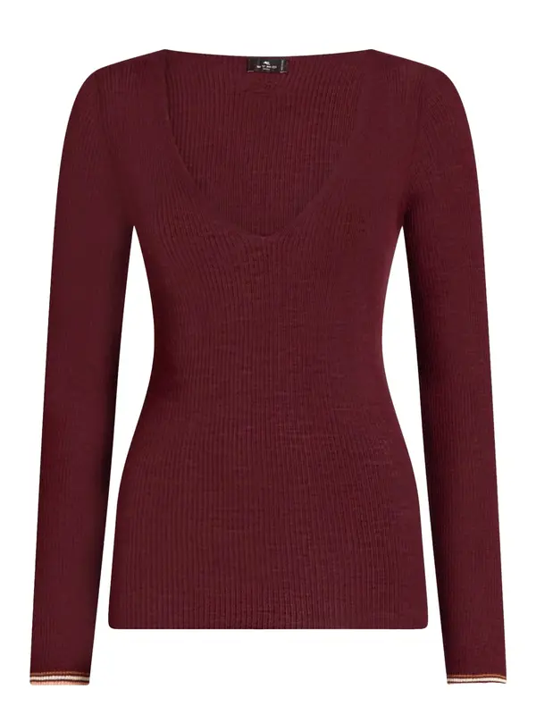 Etro V-neck Sweater - Brown