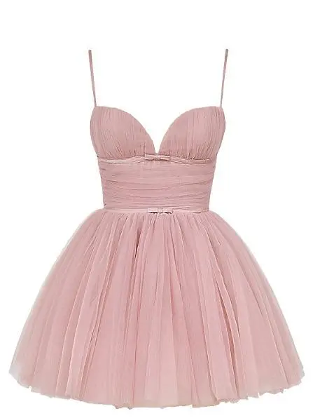 House Of Cb Princess Tulle Mini Dress - French Rose