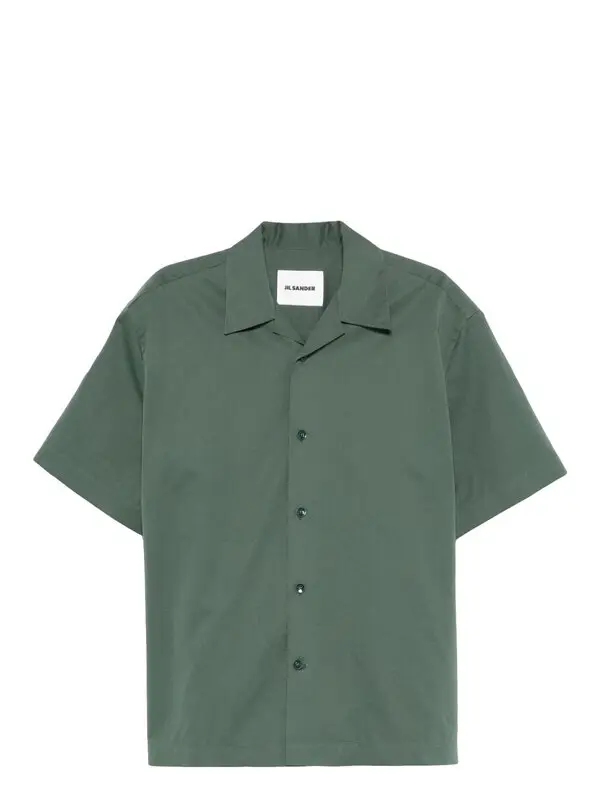 JIL SANDER Poplin Shirt - Green