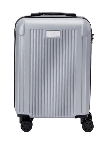Marc New York 21-inch Upright Carry-on Suitcase - Silver