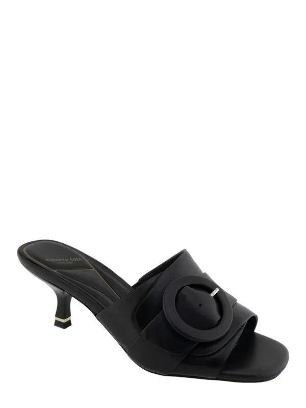 KENNETH COLE Valentina Sandal - Black Leather