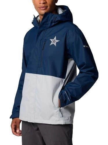 Columbia Dallas Cowboys Field Bound Omni-shield Full Zip Jacket - Navy