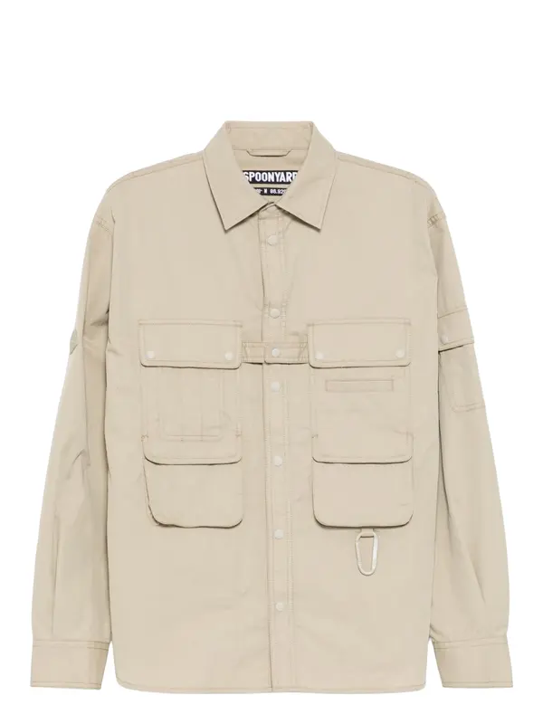 SPOONYARD Multi-pocket Shirt - Neutrals