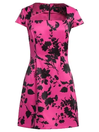 Guess Floral-print Mini Dress - Pink
