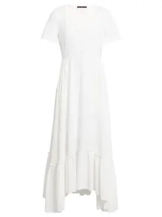 High Endearing Midi Dress - White