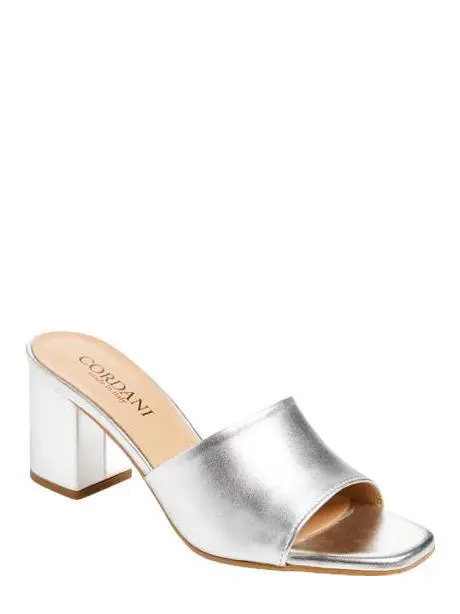 Cordani Irina Suede Slide Sandal - Argento