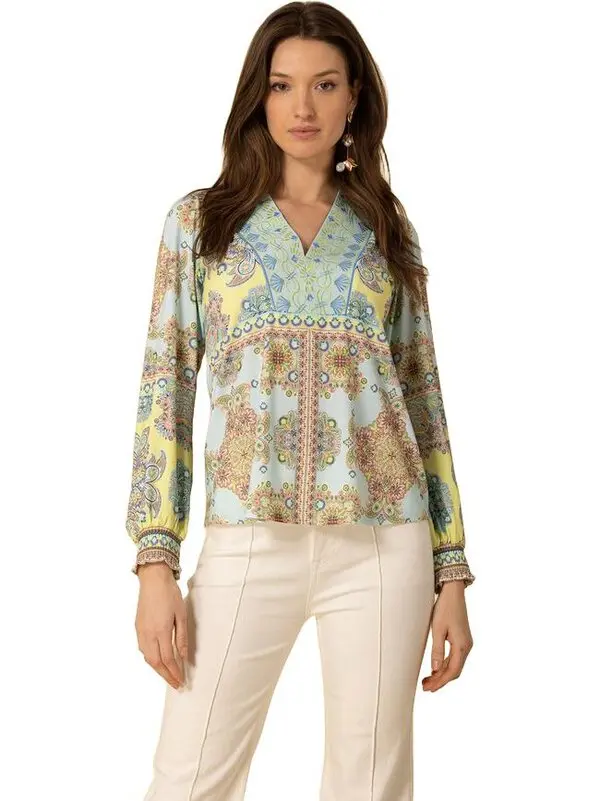 Hale Bob Ailani Jersey Top - Blue