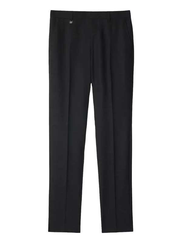 Burberry Wool Tailored Trousers - Black