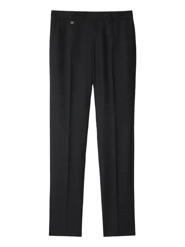 Burberry Wool Tailored Trousers - Black