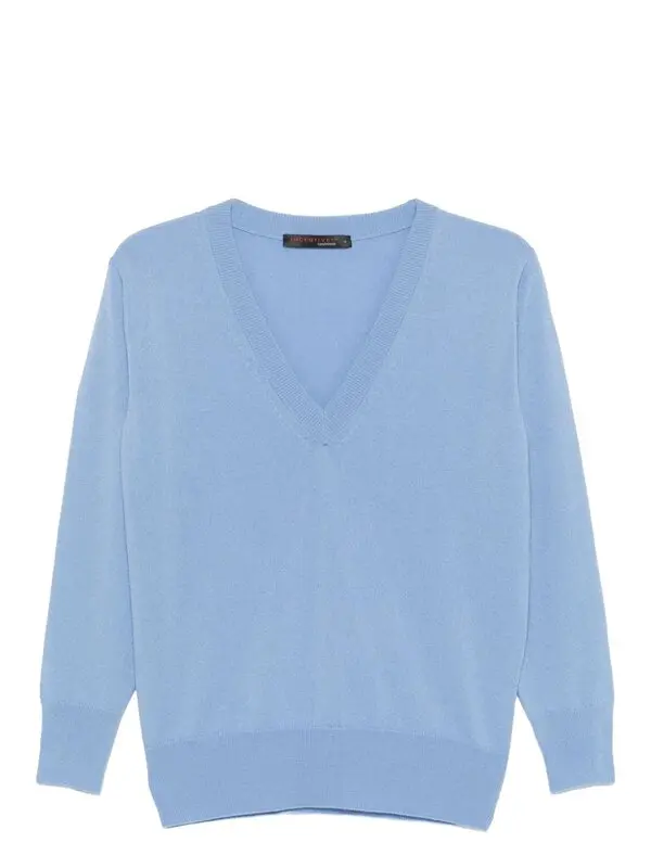 Incentive! Cashmere Ginan Sweater - Blue