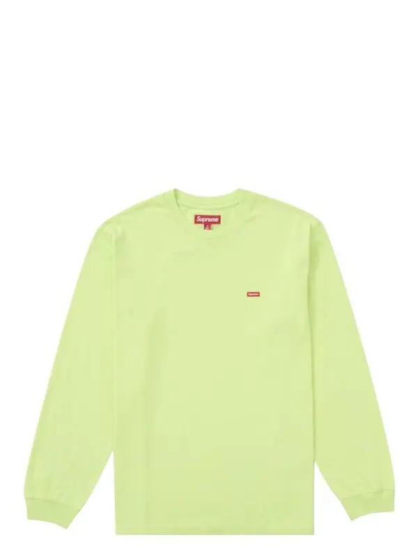 Supreme Small Box Long Sleeve Tee Shirt - Bright Green