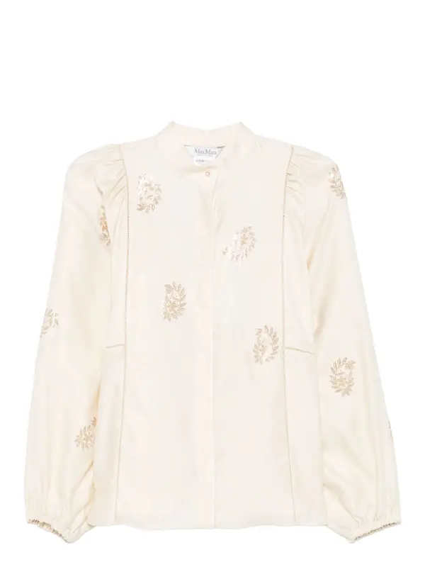 Max Mara Caladio Shirt - Neutrals