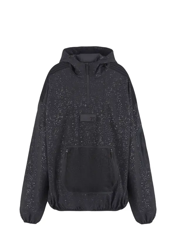 Emporio Armani Rubberised Logo Hoodie - Black