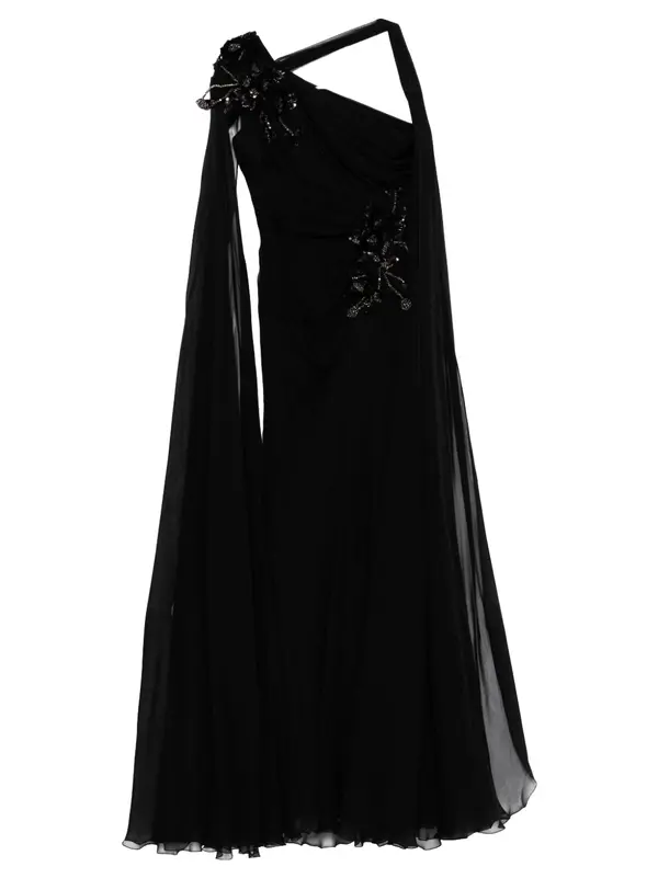 Zuhair Murad Chiffon Gown - Black