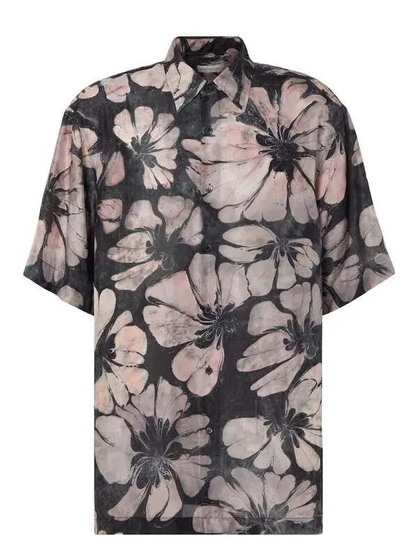 Dries Van Noten Floral Silk Shirt - Multicoloured
