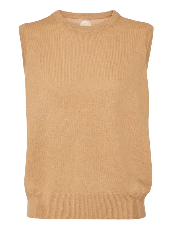 Jardin Des Orangers Wool And Cashmere Sweater Vest - Beige