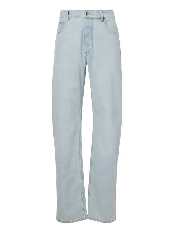 Bottega Veneta Mid-rise Straight Jeans - Blue