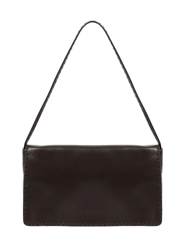 THE ROW Nuance Leather Shoulder Bag - Brown