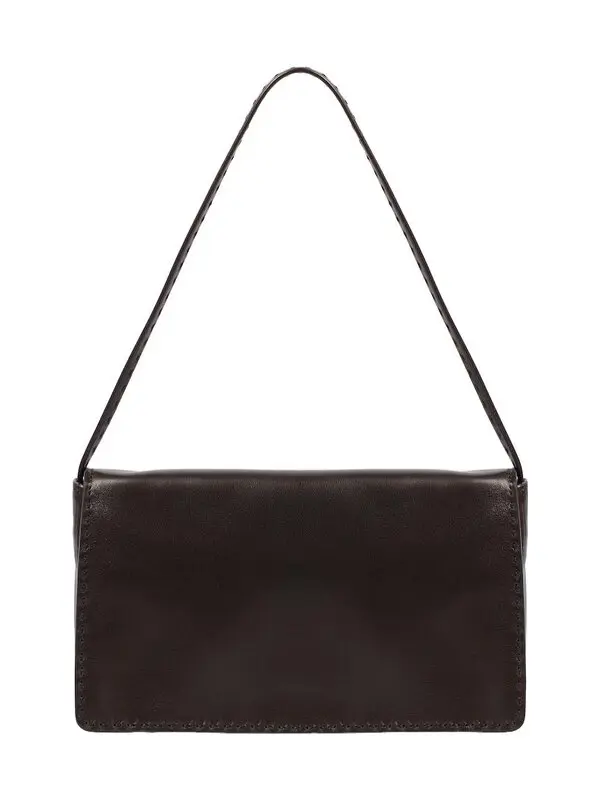THE ROW Nuance Leather Shoulder Bag - Brown