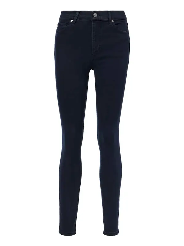 FRAME Le High Skinny Jeans - Black
