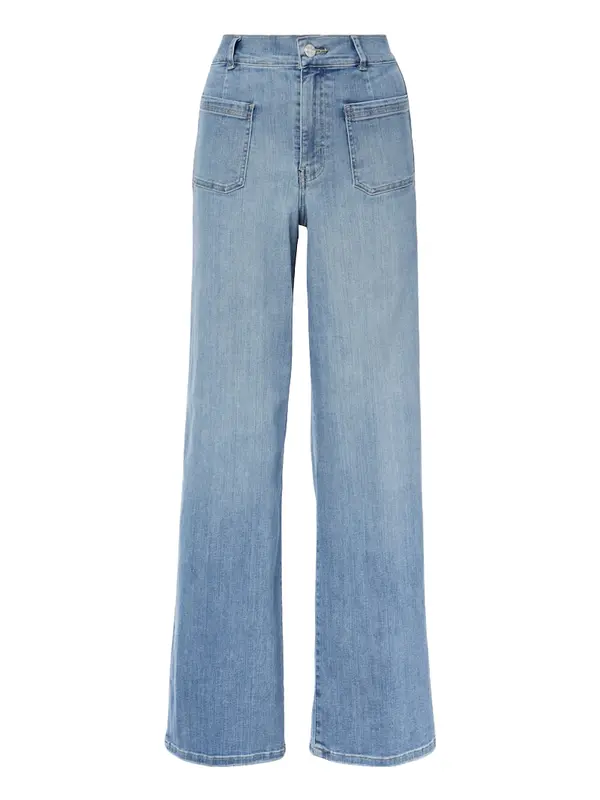FRAME Le Slim Palazzo Wide-leg Jeans - Blue