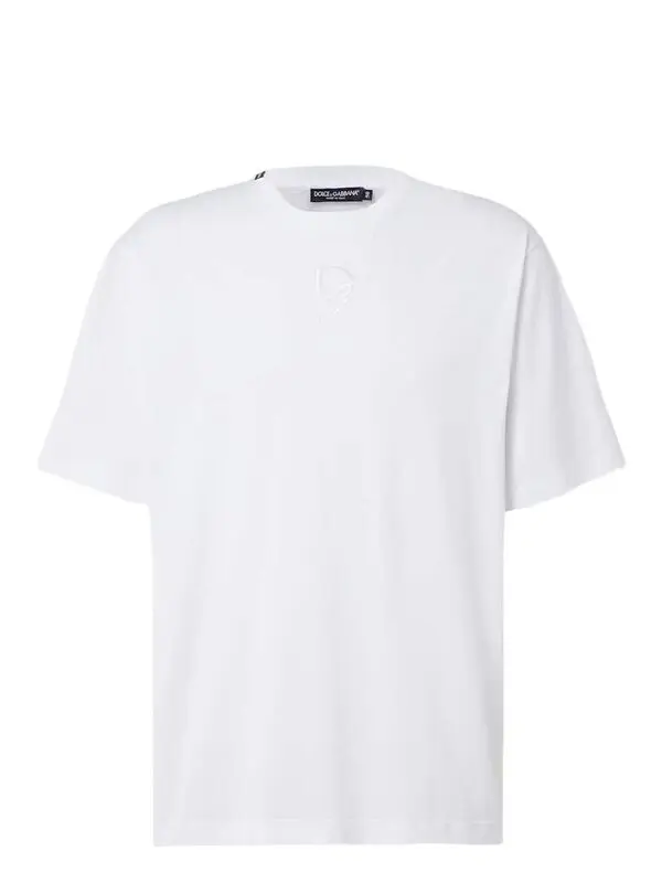 Dolce & Gabbana Dg Cotton Jersey T-shirt - White