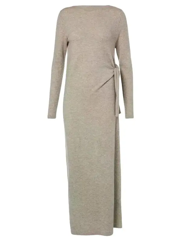 Jardin Des Orangers Wool And Cashmere Maxi Dress - Neutrals