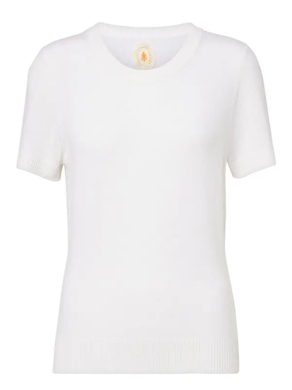 Jardin Des Orangers Knitted Cashmere T-shirt - White