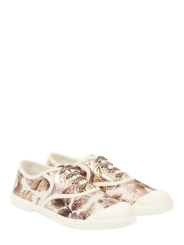 Valentino Garavani Bay Bay Jacquard Sneakers - Multicoloured