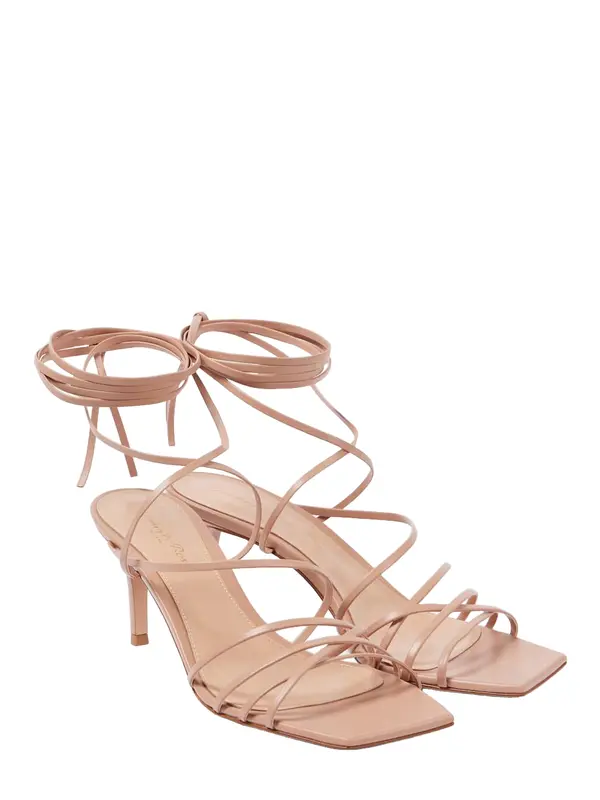 GIANVITO ROSSI Leather Sandals - Pink