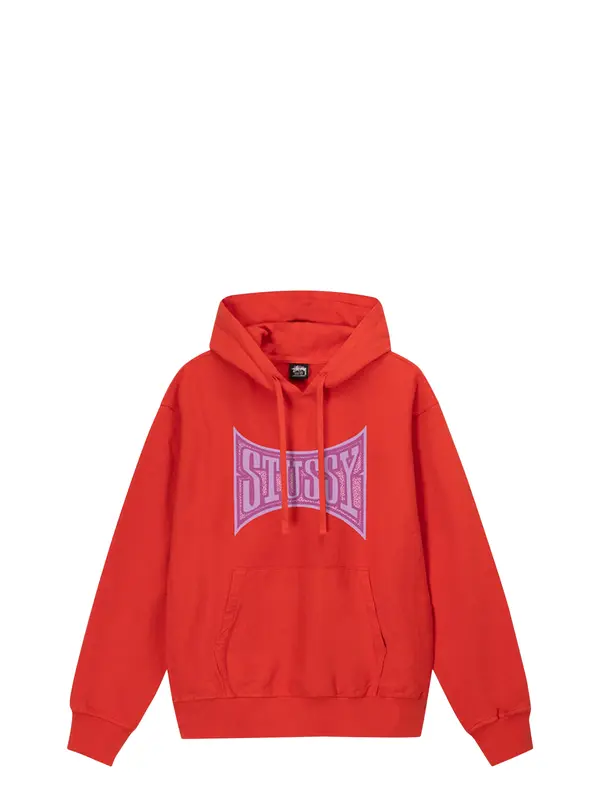 StÜssy Pigment Dyed Hoodie - Red