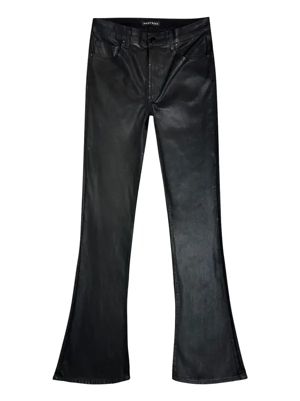 Monfrère Clint Coated Flare Jeans - Coated Noir