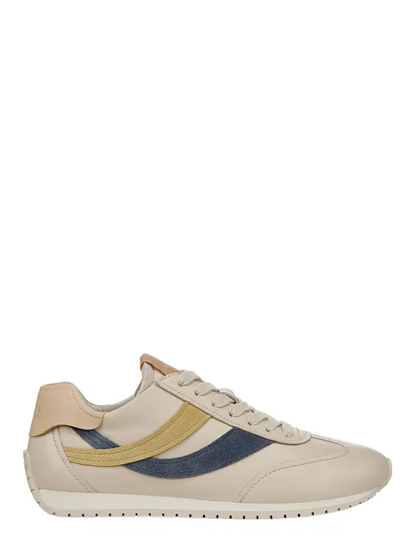 Vince Oasis Retro Runner Sneakers - Wheat/blue/white Leather
