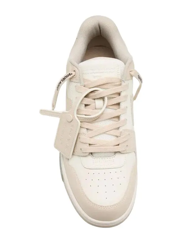 Off-White Out Of Office Leather Sneakers - White Beige