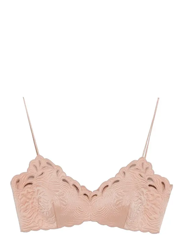 Ermanno Scervino Floral Embroidered Top - Pink