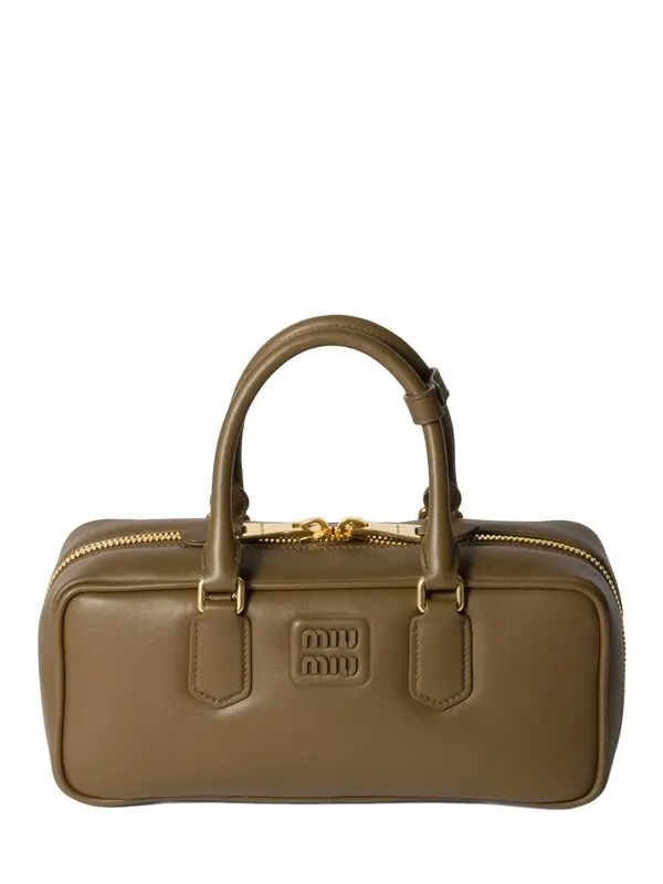 Miu Miu Arcadie Leather Bag - Tundra