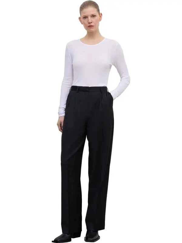 HOUSE OF DAGMAR Lyocell Top - White