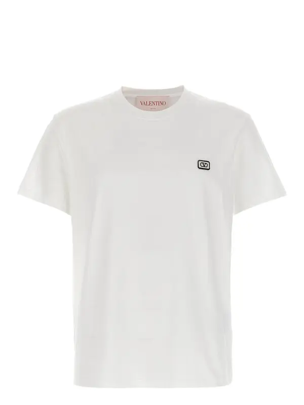 Valentino Garavani V Logo' T Shirt - White