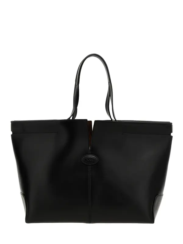 TOD'S Di Bag Folio' Shopper - Black