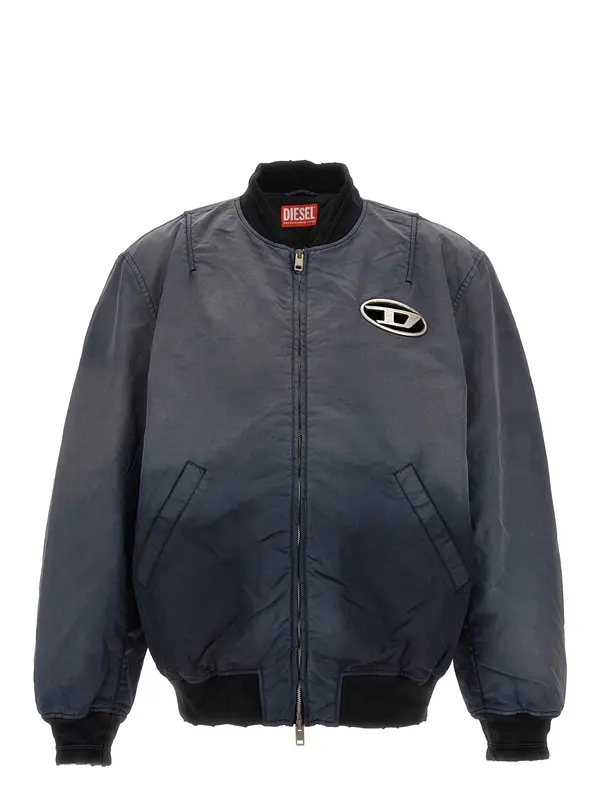 Diesel J-kepes Bomber Jacket - Gray