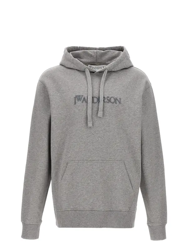 J.W.ANDERSON Embroidery Hoodie - Gray